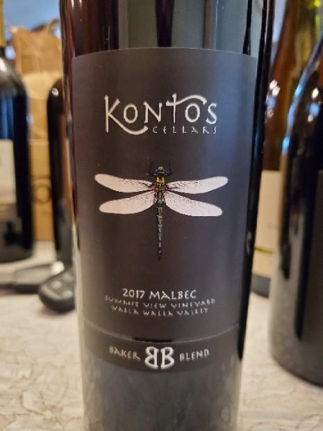 2020 Kontos Cellars Malbec Baker Blend Seven Hills Vineyard, USA ...