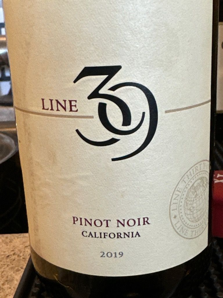 2019 Line 39 Pinot Noir, USA, California, Central Coast - CellarTracker