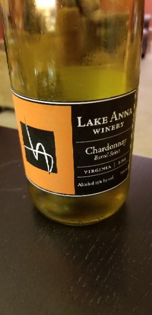 2019 Lake Anna Winery Chardonnay Barrel Select, USA, Virginia, Northern ...