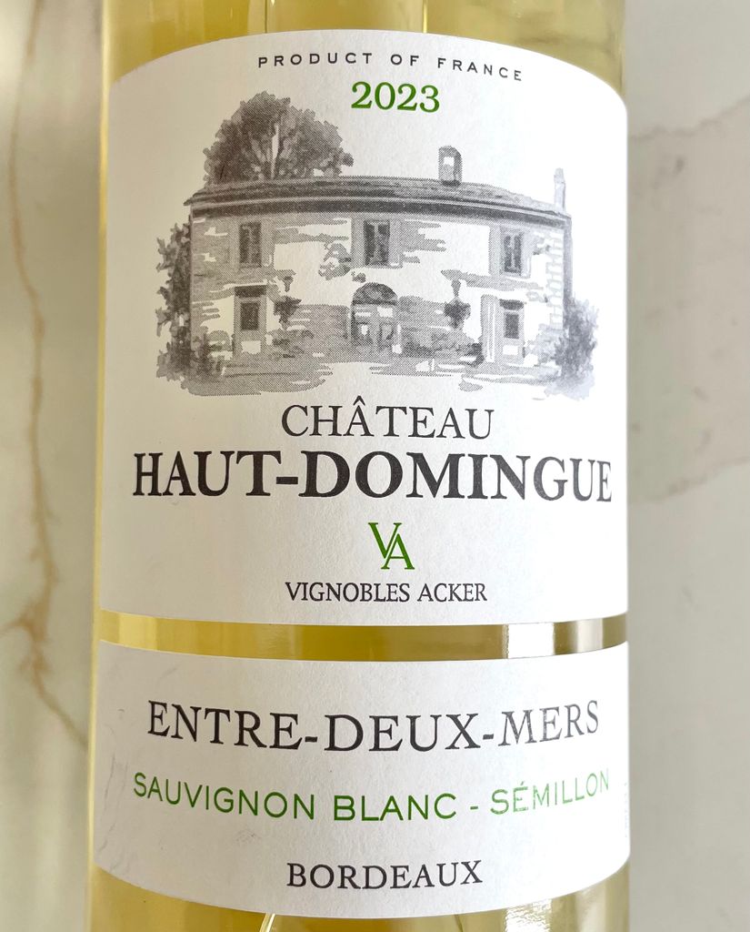 2023 Château Haut-Domingue Entre-Deux-Mers Blanc, France, Bordeaux ...