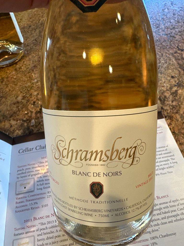 2013 Schramsberg Vineyards Blanc de Blancs Late Disgorged, USA ...