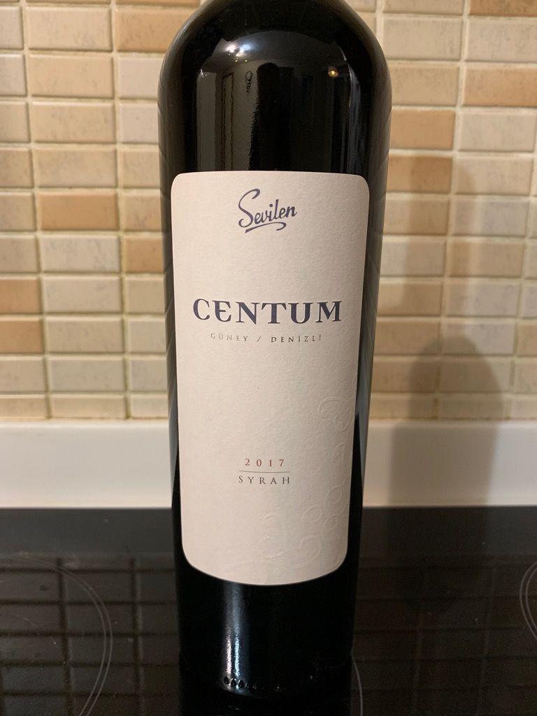 2017 Sevilen Syrah Centum, Turkey, Western Anatolia, Güney - CellarTracker