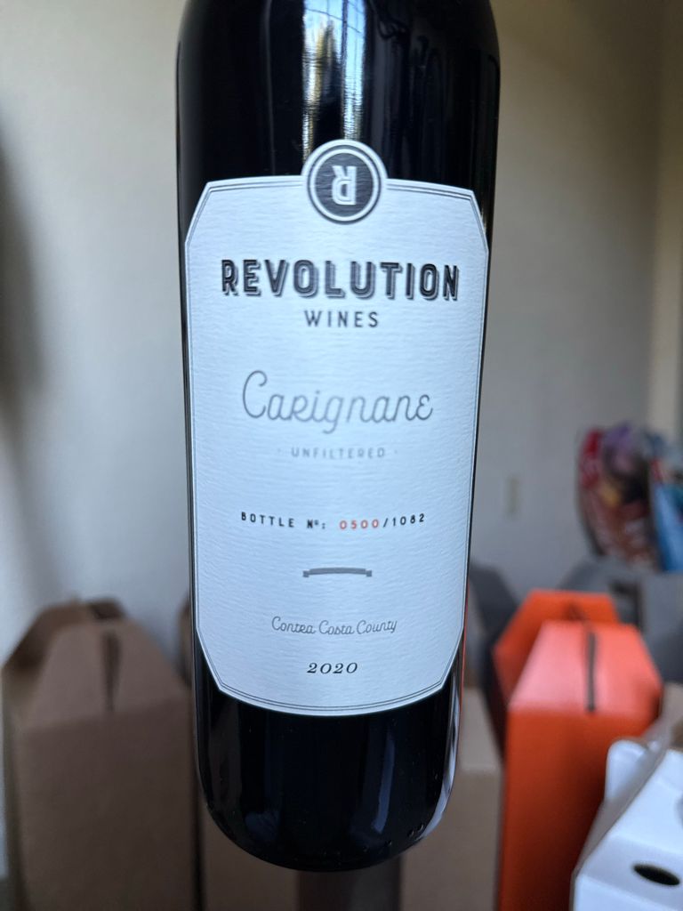 2020 Revolution Wines Carignane, USA, California, San Francisco Bay ...