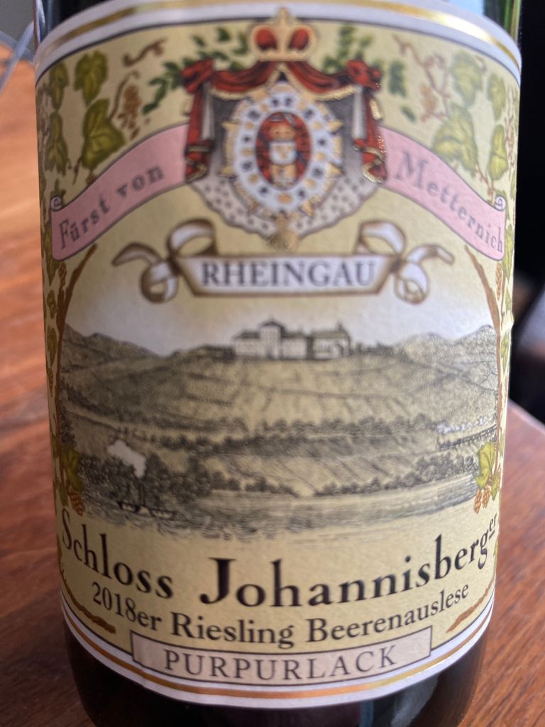 2021 Schloss Johannisberg Riesling Purpurlack Beerenauslese, Germany ...