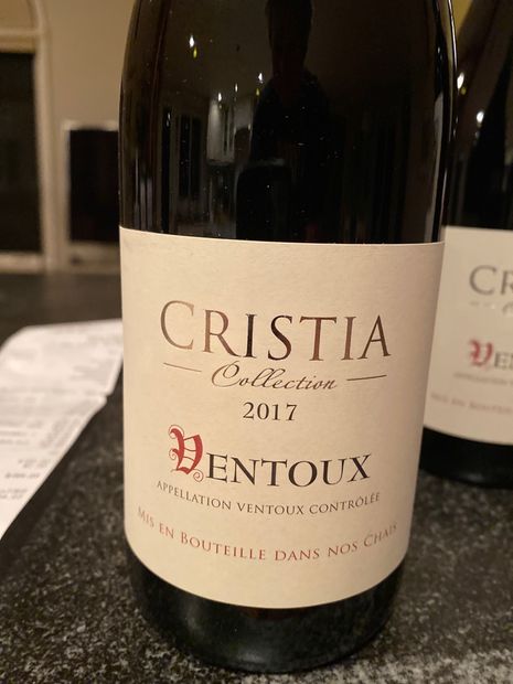 2017 Domaine de Cristia Ventoux (Cristia Collection), France, Rhône ...