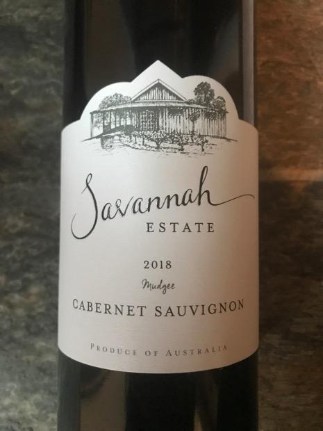 2018 Savannah Estate Cabernet Sauvignon, Australia, New South Wales ...