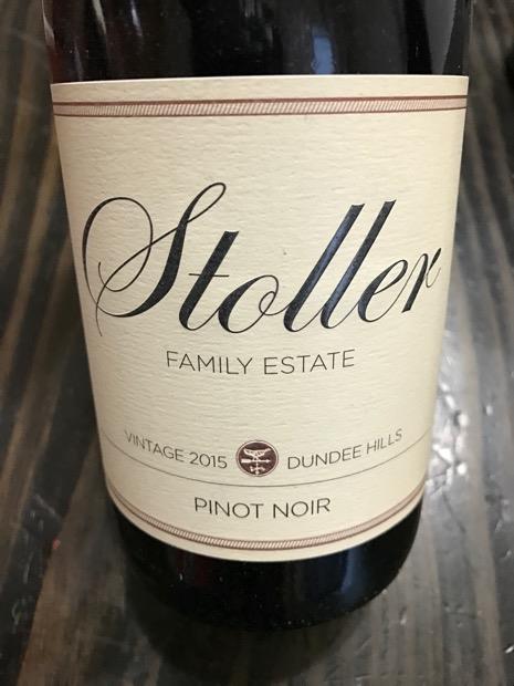 2015 Stoller Pinot Noir Dundee Hills, USA, Oregon, Willamette Valley ...