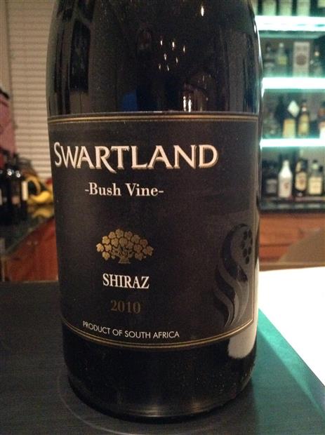 2010 Swartland Winery Shiraz, South Africa, Coastal Region, Swartland ...