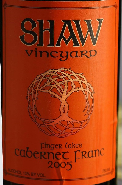 2005 Shaw Vineyard Cabernet Franc Finger Lakes, USA, New York, Finger ...