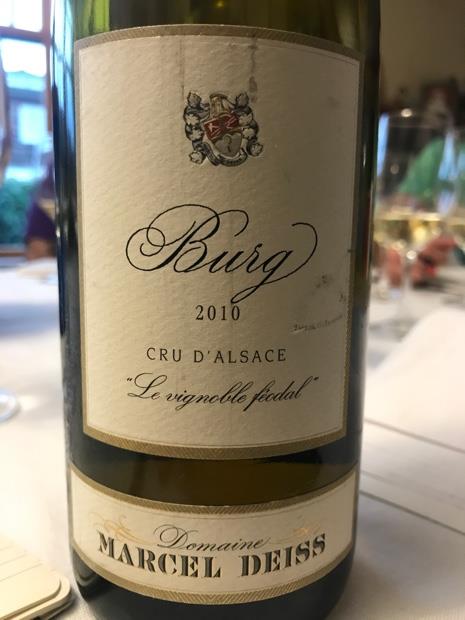 2010 Marcel Deiss Burg, France, Alsace - CellarTracker