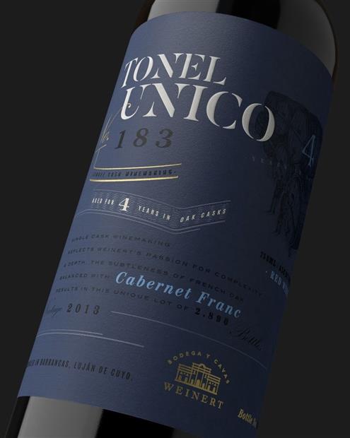 2013 Bodega Weinert Cabernet Franc Tonel Unico 183, Argentina, Mendoza ...