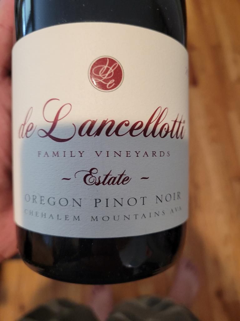 2021 de Lancellotti Pinot Noir Estate, USA, Oregon, Willamette Valley ...