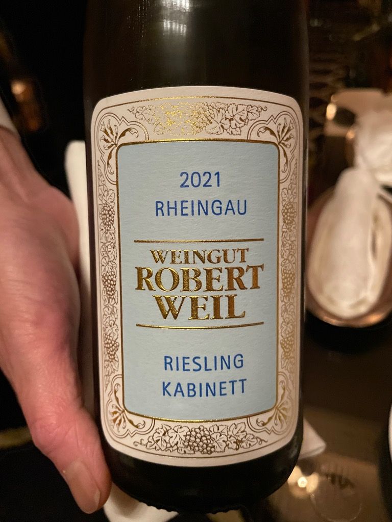 2019 Weingut Robert Weil Kiedricher Gräfenberg Riesling Kabinett ...