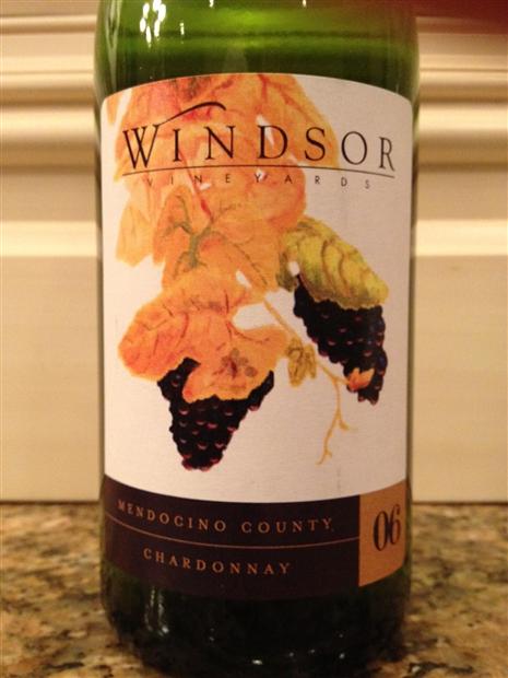 2001 Windsor Vineyards Chardonnay Classic Series, USA, California ...