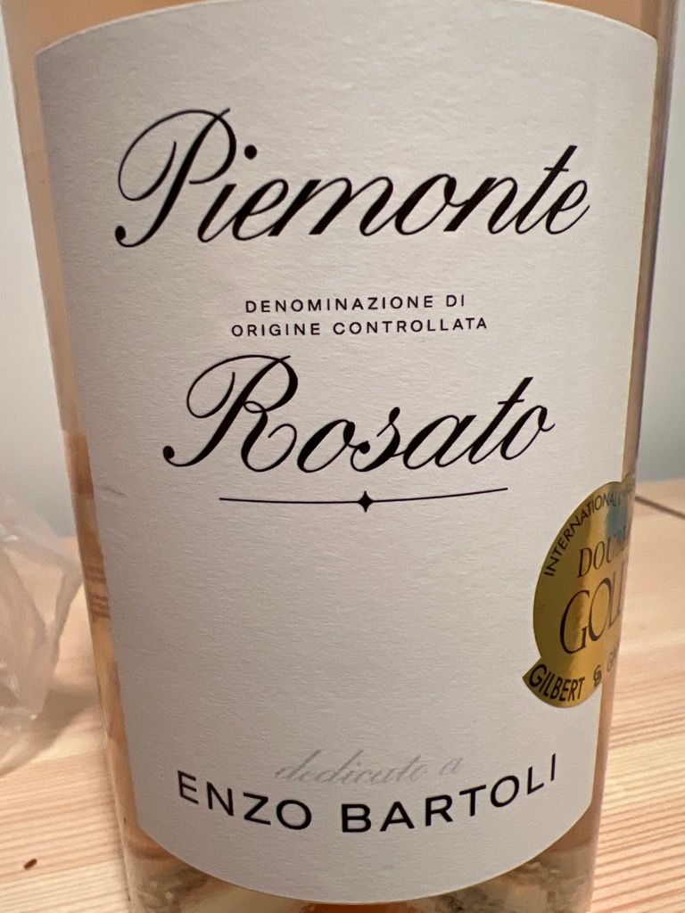 2022 MGM Mondo del Vino Piemonte Rosato Enzo Bartoli, Italy, Piedmont ...