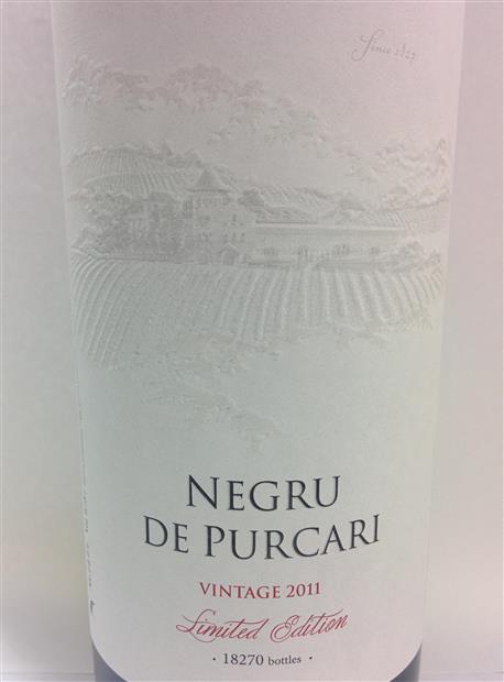 2011 Purcari Negru de Purcari, Moldova, Ștefan Vodă Region - CellarTracker