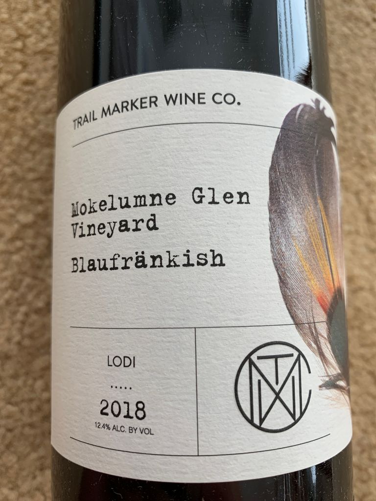 2021 Trail Marker Wine Co Blaufr nkisch Mokelumne Glen USA 2021 Trail Marker Wine Co Blaufr nkisch Mokelumne Glen USA