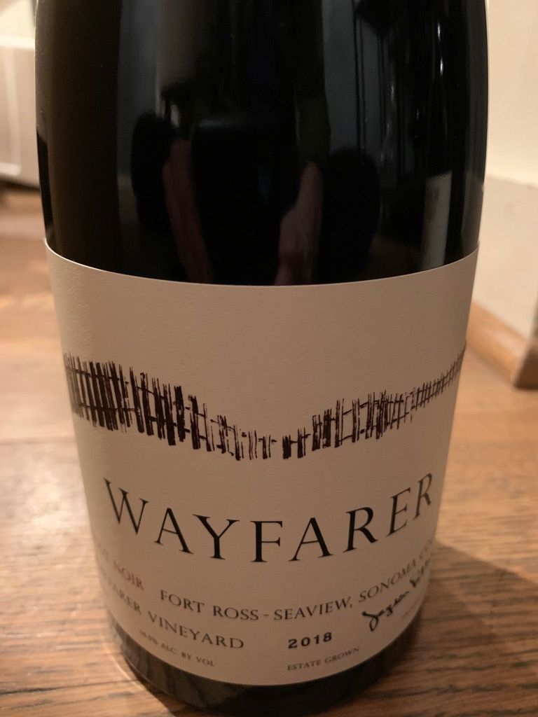 2018 Wayfarer Pinot Noir The Traveler Wayfarer Vineyard, USA ...