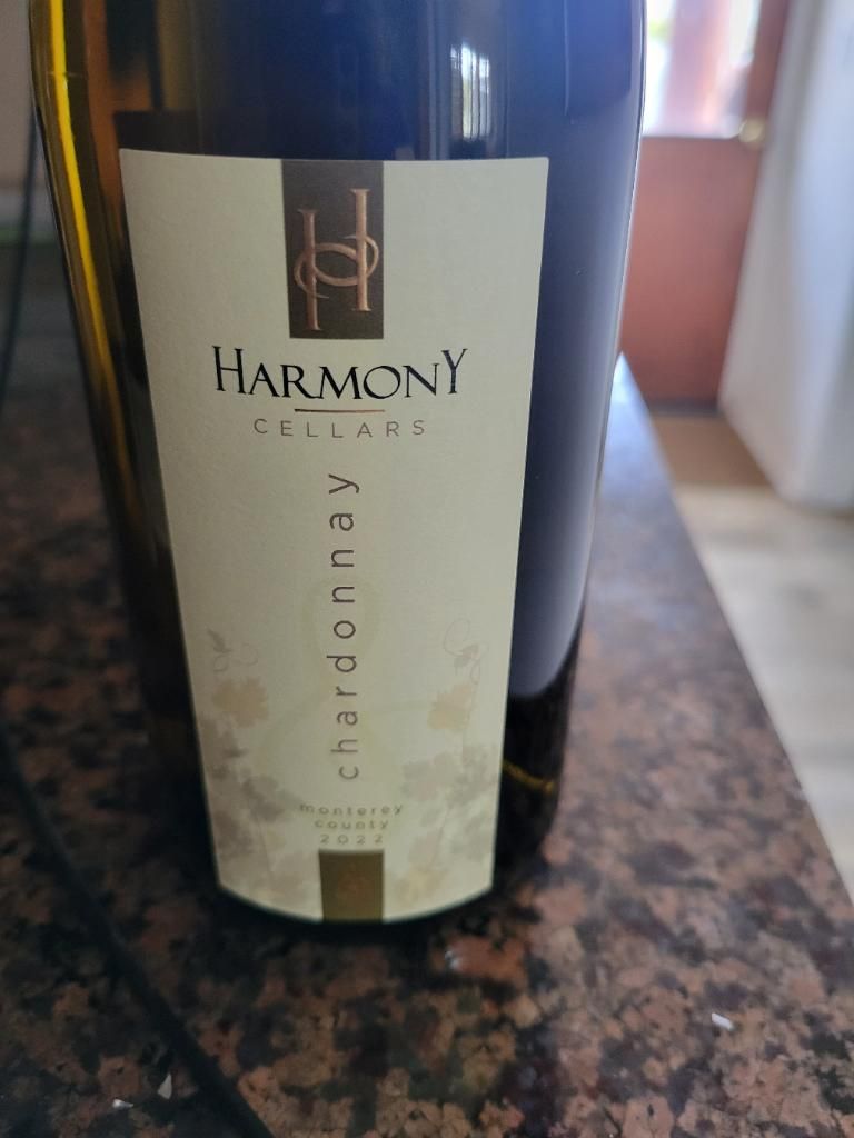 2022 Harmony Cellars Chardonnay, USA, California, Central Coast ...
