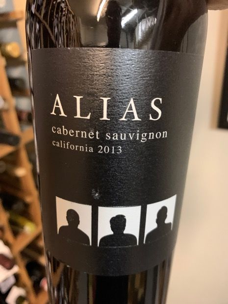 2013 Alias Cabernet Sauvignon, USA, California - CellarTracker