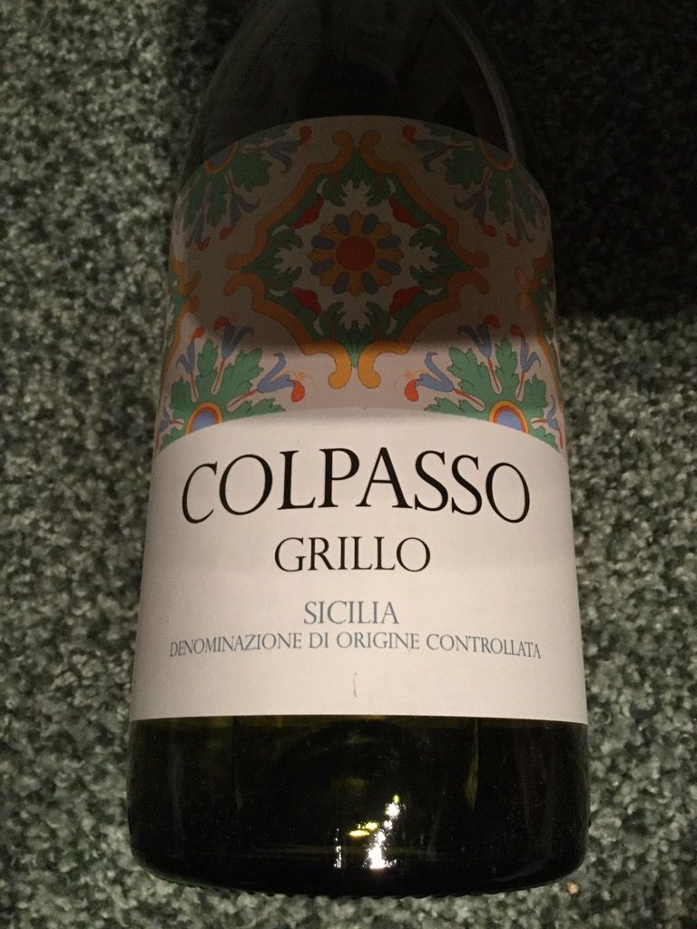 2019 Colpasso Grillo Sicilia, Italy, Sicily, Sicilia - CellarTracker