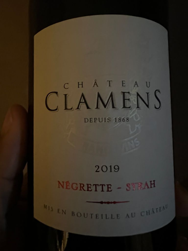 2020 Château Clamens Negrette Syrah, France, Southwest France, Fronton ...