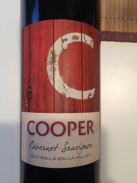 2013 Cooper Wine Company Cabernet Sauvignon Walla Walla Valley, USA ...