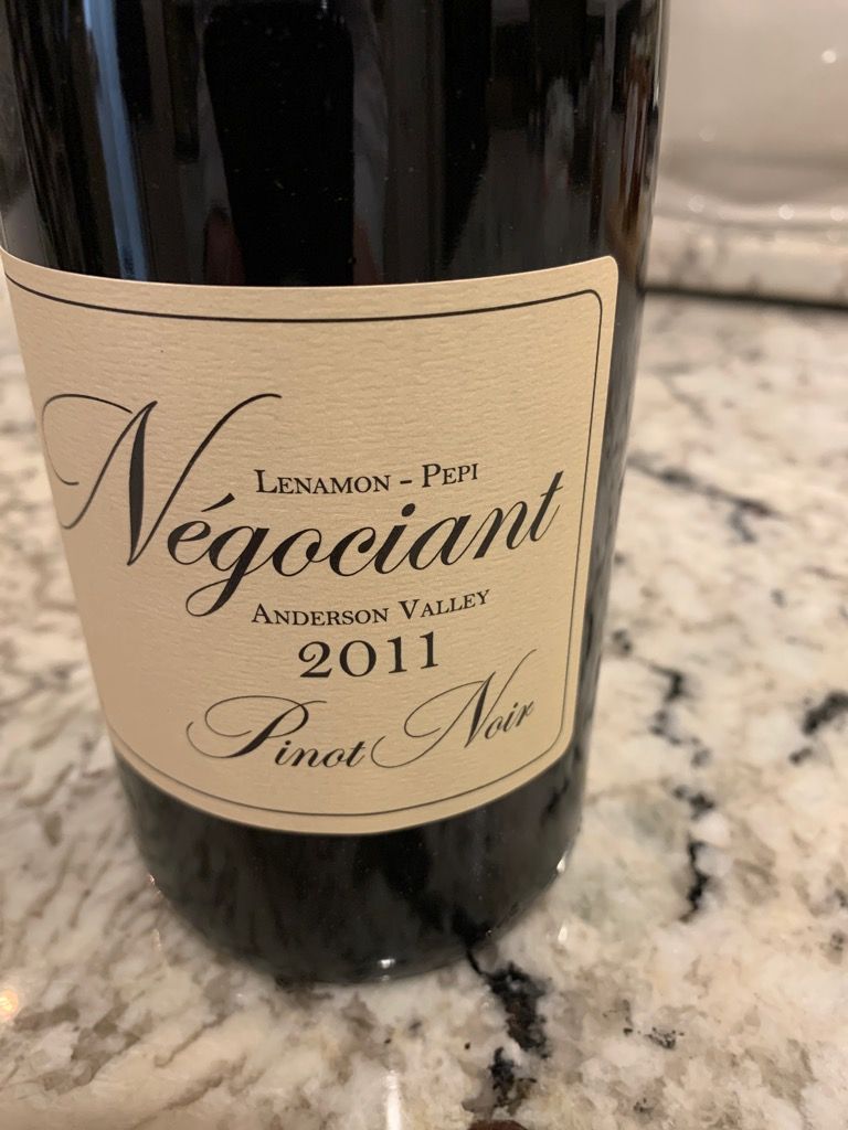 2010 Lenamon-Pepi Pinot Noir Negociant, USA, California, North Coast ...