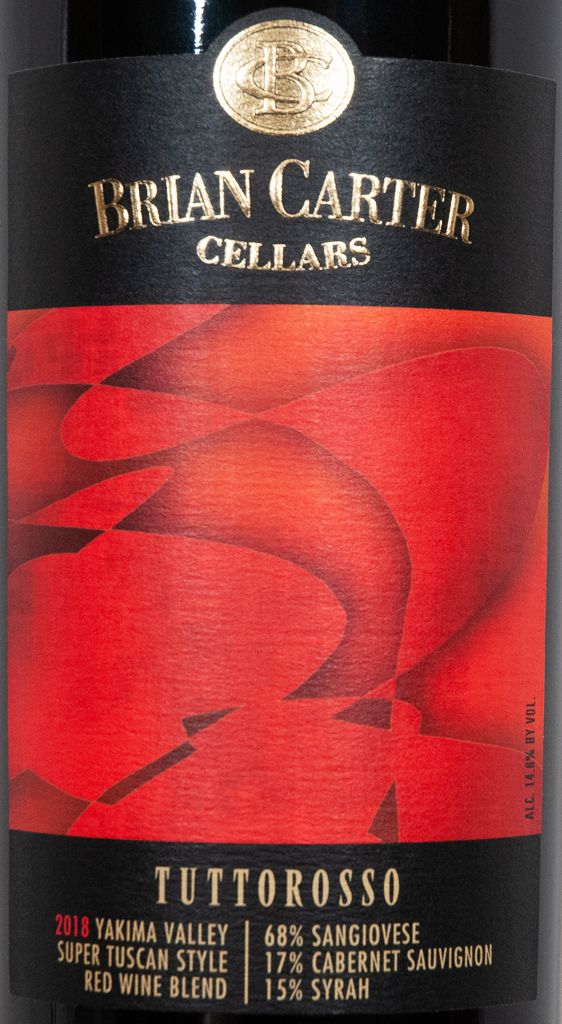 2018 Brian Carter Cellars Tuttorosso, USA, Washington, Columbia Valley ...