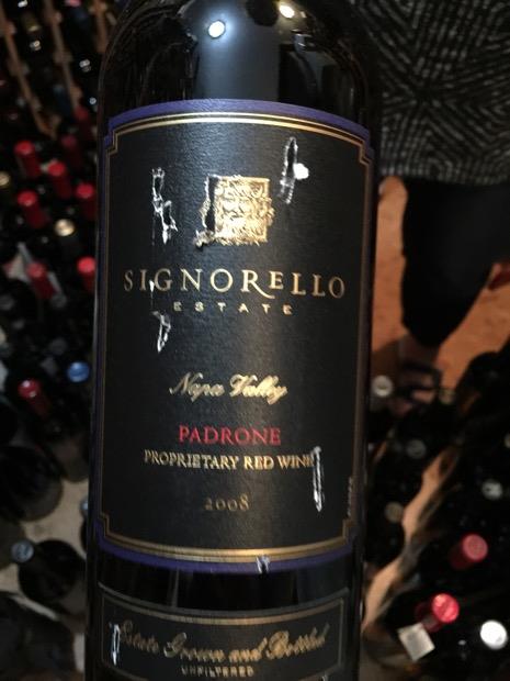 2008 Signorello Estate Padrone, USA, California, Napa Valley ...