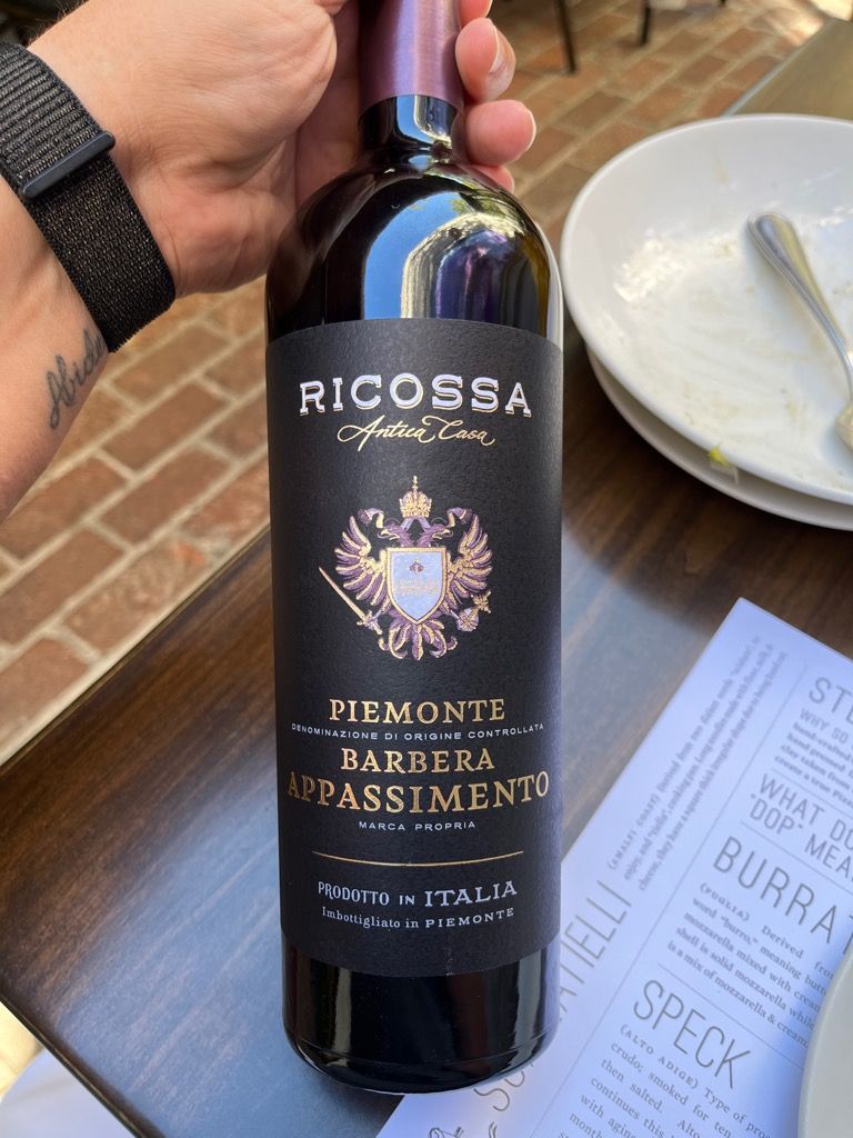 2014 Ricossa Piemonte Barbera Appassimento - CellarTracker