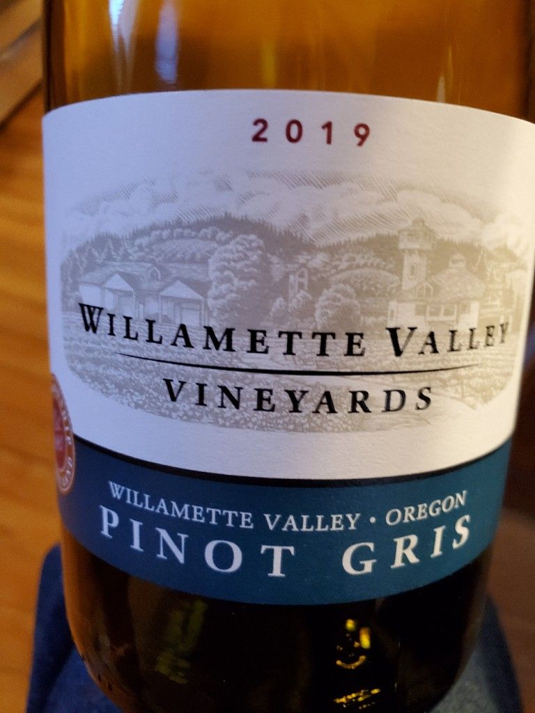 2019 Willamette Valley Vineyards Pinot Gris Willamette Valley, USA ...