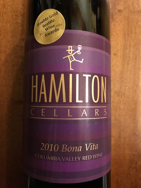 2010 Hamilton Cellars Malbec Bona Vita, USA, Washington, Columbia ...