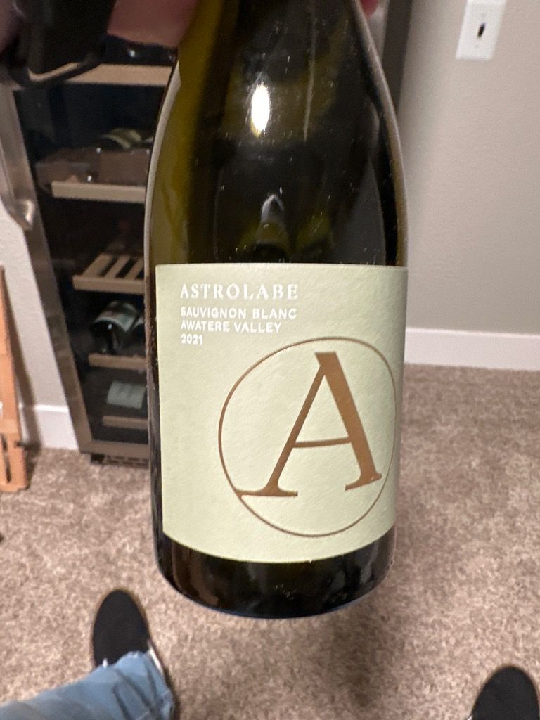 2021 Astrolabe Wines Sauvignon Blanc Awatere Valley, New Zealand, South ...