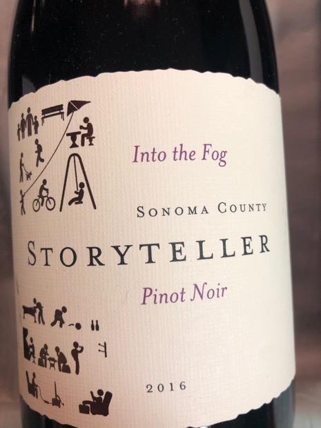2016 Storyteller Winery Pinot Noir Into the Fog, USA, California ...