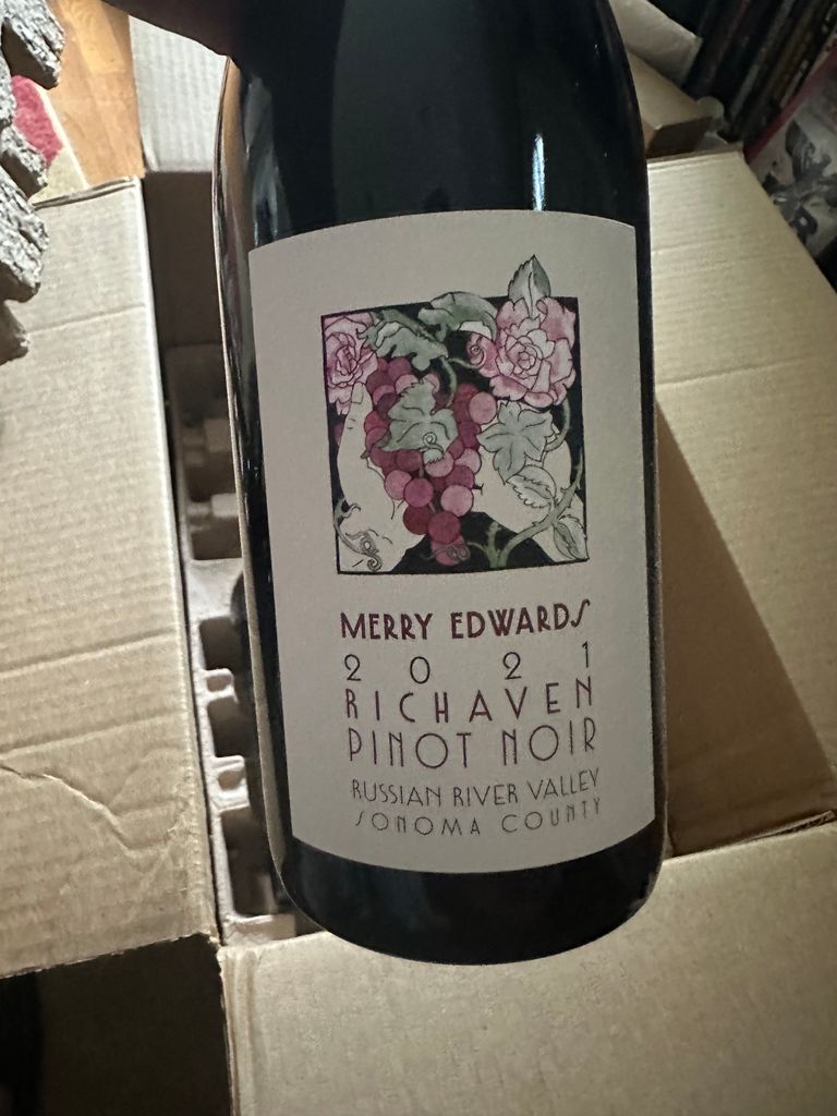 2021 Merry Edwards Pinot Noir Richaven, USA, California, Sonoma County ...