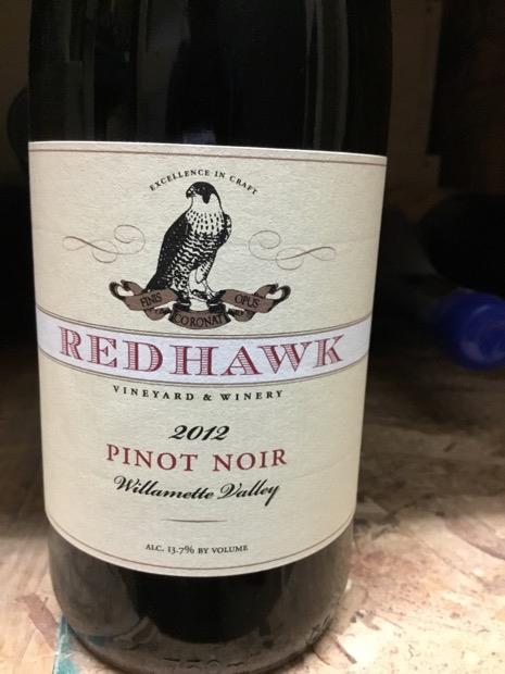 2014 Redhawk Vineyard Pinot Noir, USA, Oregon, Willamette Valley ...