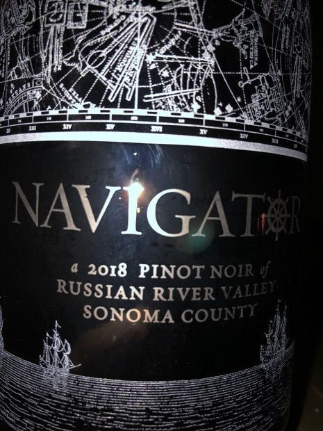 2018 Navigator Pinot Noir, USA, California, Sonoma County, Russian ...