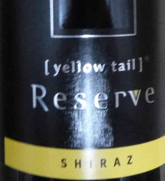 2011 Yellow Tail Shiraz Reserve South Eastern, Australia, South Eastern ...
