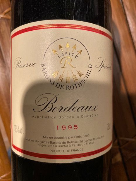 1995 Baron Nathaniel / Baron Philippe De Rothschild, France, Bordeaux ...