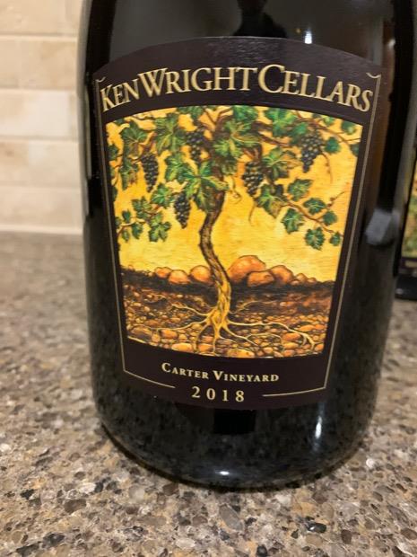 2018 Ken Wright Pinot Noir Carter Vineyard, USA, Oregon, Willamette ...