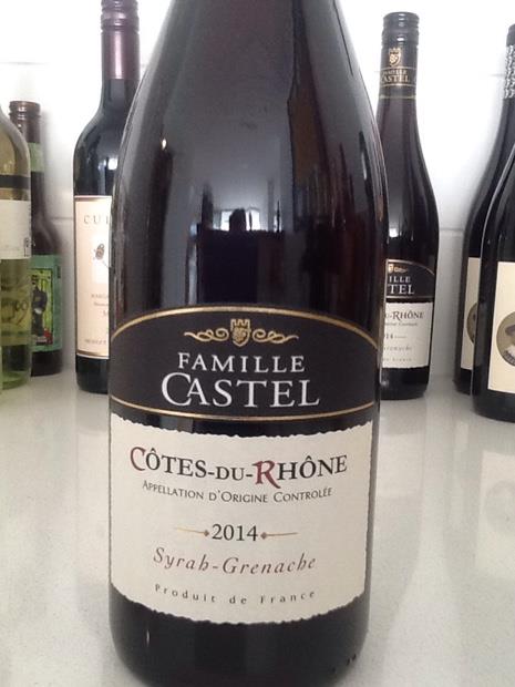 2014 Famille Castel Côtes du Rhône, France, Rhône, Southern Rhône ...