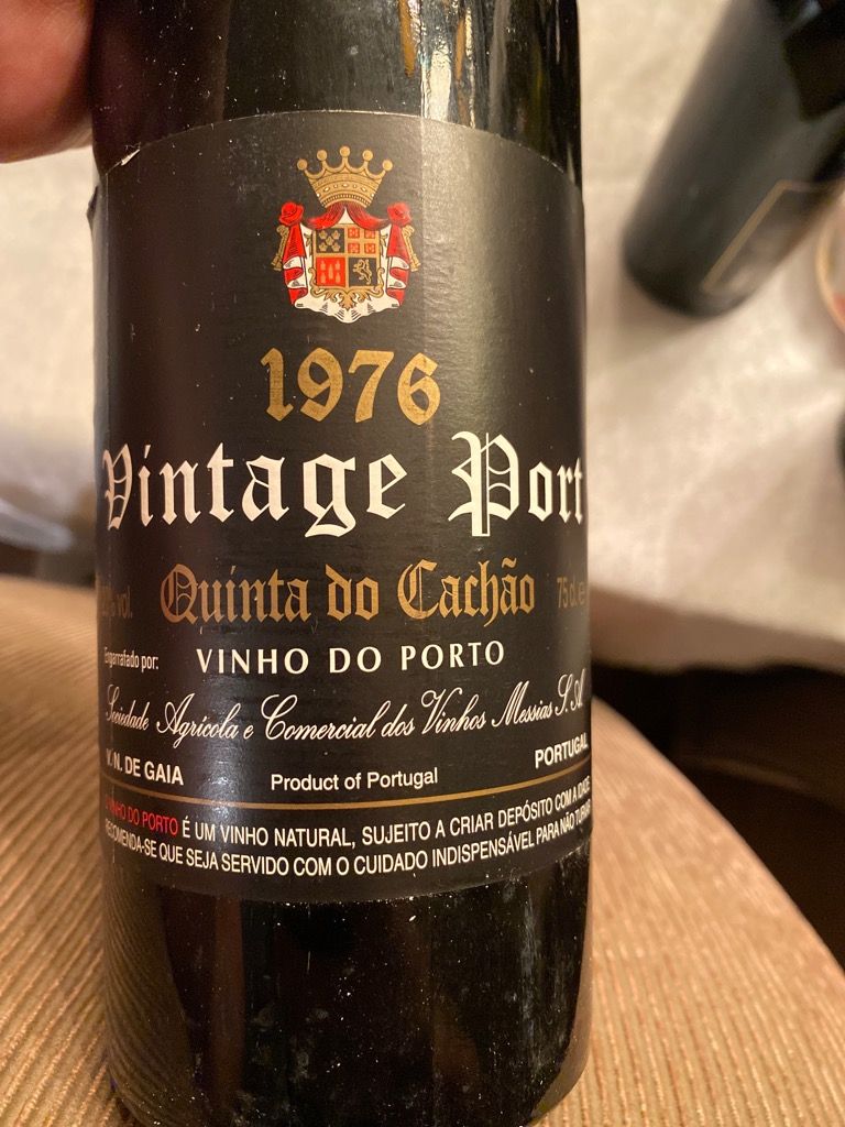 1975 Caves Messias Porto Vintage Quinta do Cachão, Portugal, Douro ...