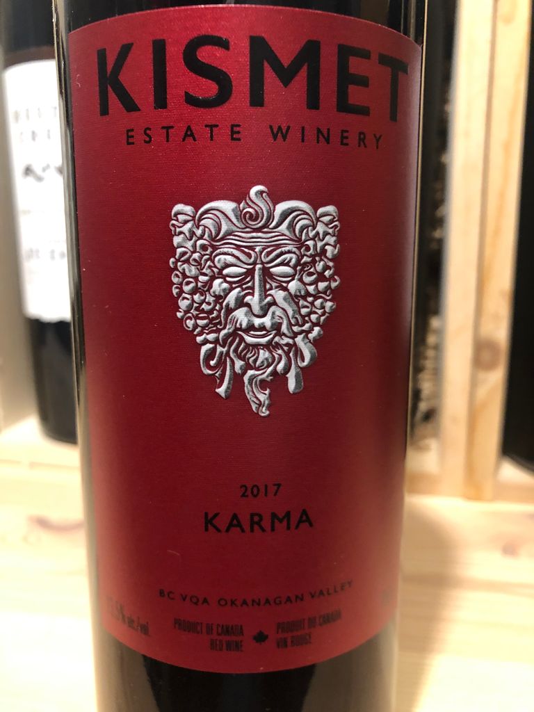2017 Kismet Estate Winery Karma, Canada, British Columbia, Okanagan ...