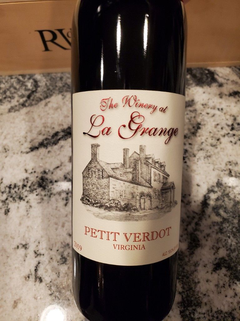 2022 The Winery at La Grange Petit Verdot, USA, Virginia, Northern ...