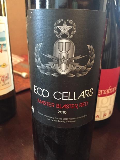 2022 EOD Cellars Master Blaster Red Tackitt Family Vineyards, USA, California - CellarTracker