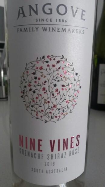 2016 Angove Grenache Shiraz Rosé Nine Vines, Australia, South Australia ...