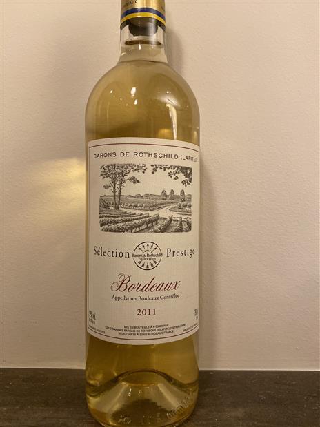 2011 Barons de Rothschild (Lafite) Sélection Prestige Blanc, France ...