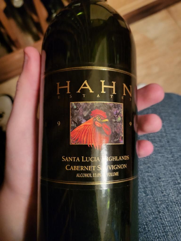 1996 Hahn Cabernet Sauvignon Santa Lucia Highlands, USA, California ...