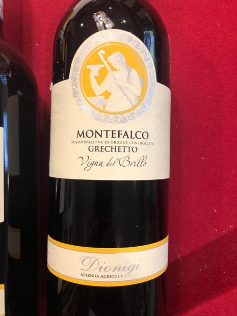 2021 Dionigi Grechetto Montefalco Bianco Vigna del Brillo, Italy ...